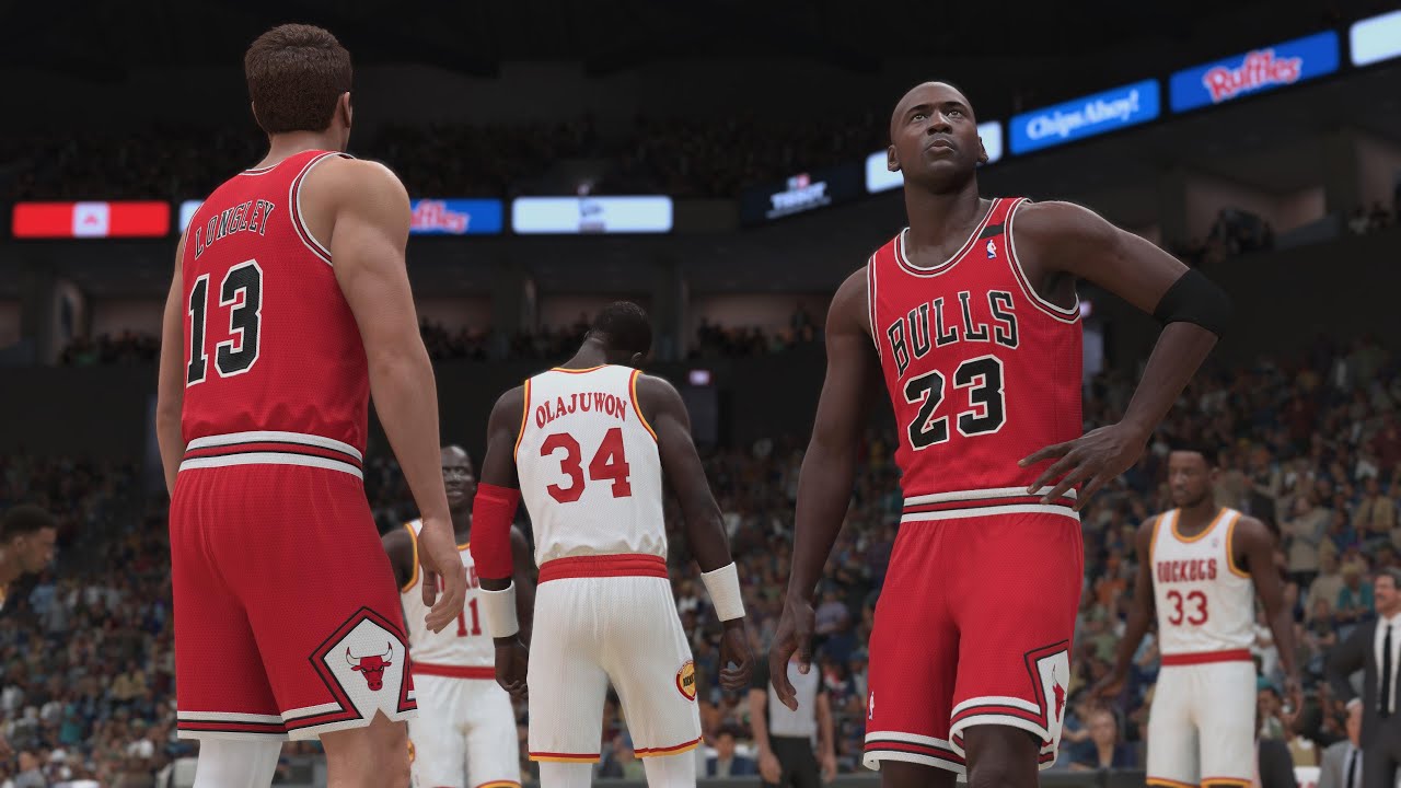 NBA CLASSIC 1994 HOUSTON ROCKETS vs 1996 CHICAGO BULLS NBA 2K24 ...