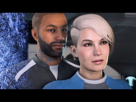 Mass Effect Andromeda - Alternate Cora Romance Scene - YouTube