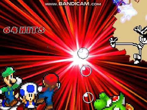 Mugen Battle #1205 Team Super Better Mario VS Team Ren