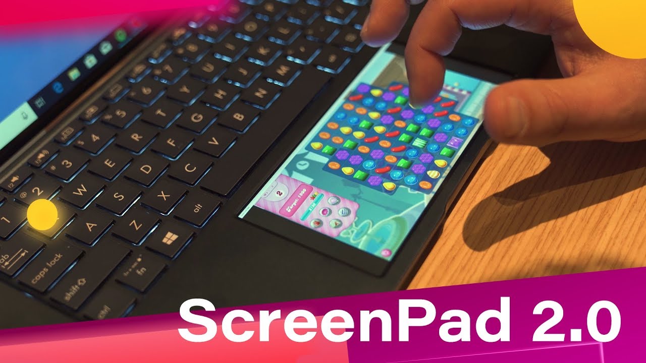 ASUS ScreenPad 2.0 Is Like A Smartphone In Your Trackpad - YouTube