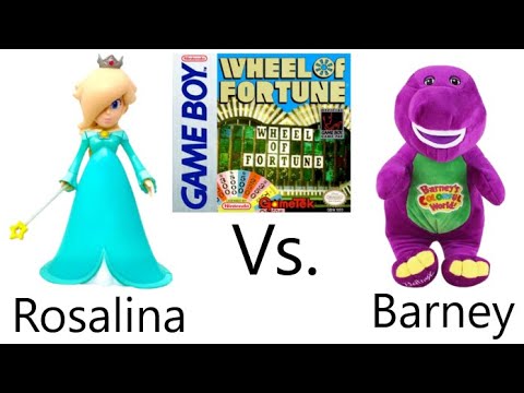 Wheel of Fortune Game Boy Season 2 Episode 34 (Rosalina vs. Barney ...