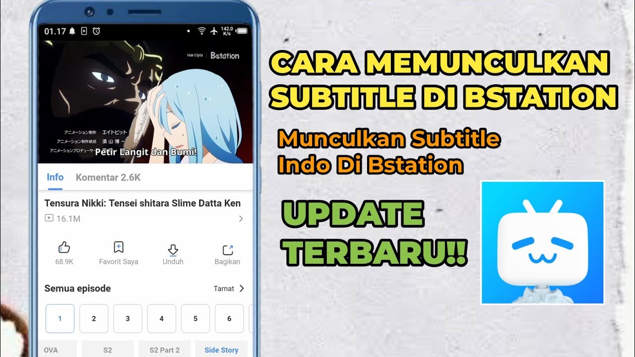 Cara Memunculkan Subtitle Bahasa Indonesia di Bstation - YouTube
