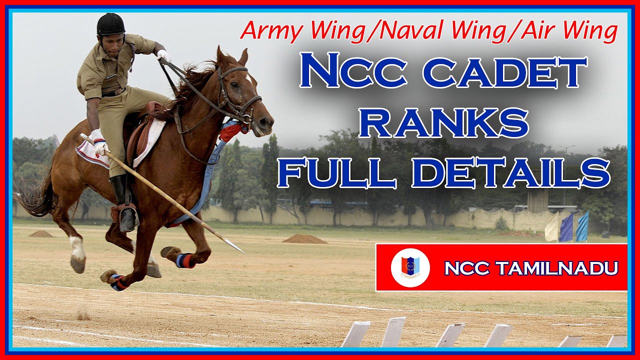 Ranks in NCC Army, Naval & Air Force wing - YouTube