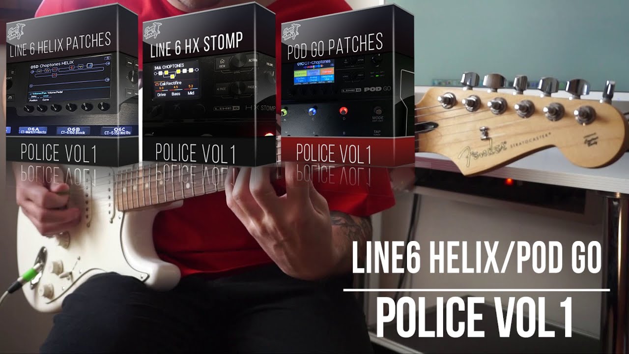 Line 6 Helix Series / POD Go Patches | Police vol1 | Medley Demo (Andy ...