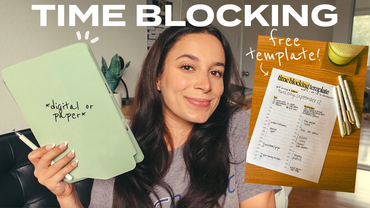 how i use time blocking to be REALLY productive 🧠 *without losing my ...