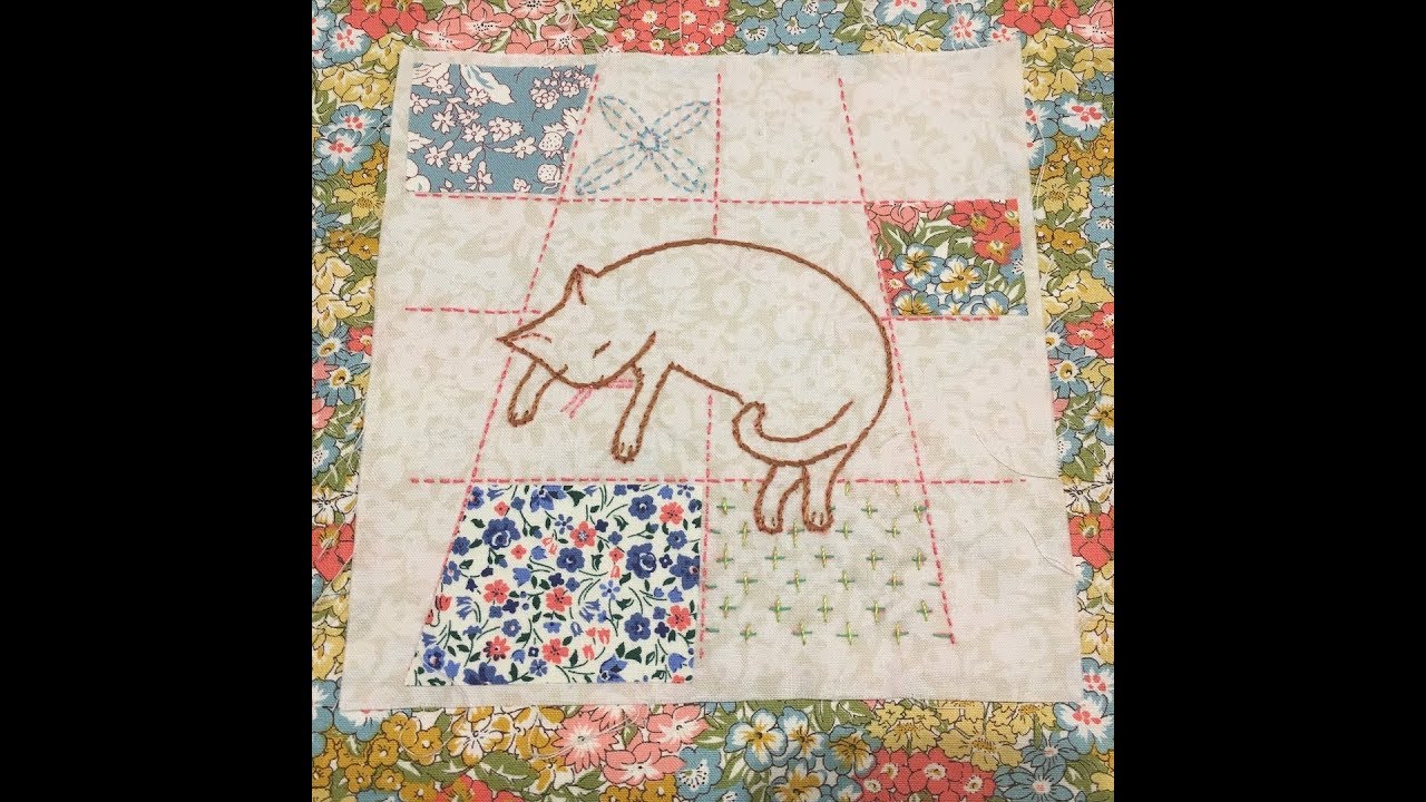 The Splendid Sampler 2 sew-along with Jenni Smith: Cat Nap - YouTube