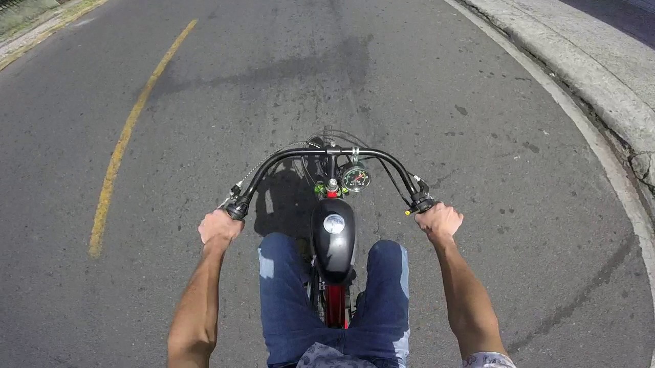 Motorized Bicycle - Ride to Work - YouTube