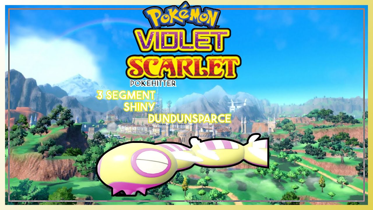 3 Segment Shiny Dundunsparce Hunt In Pokemon Scarlet & Violet! - YouTube