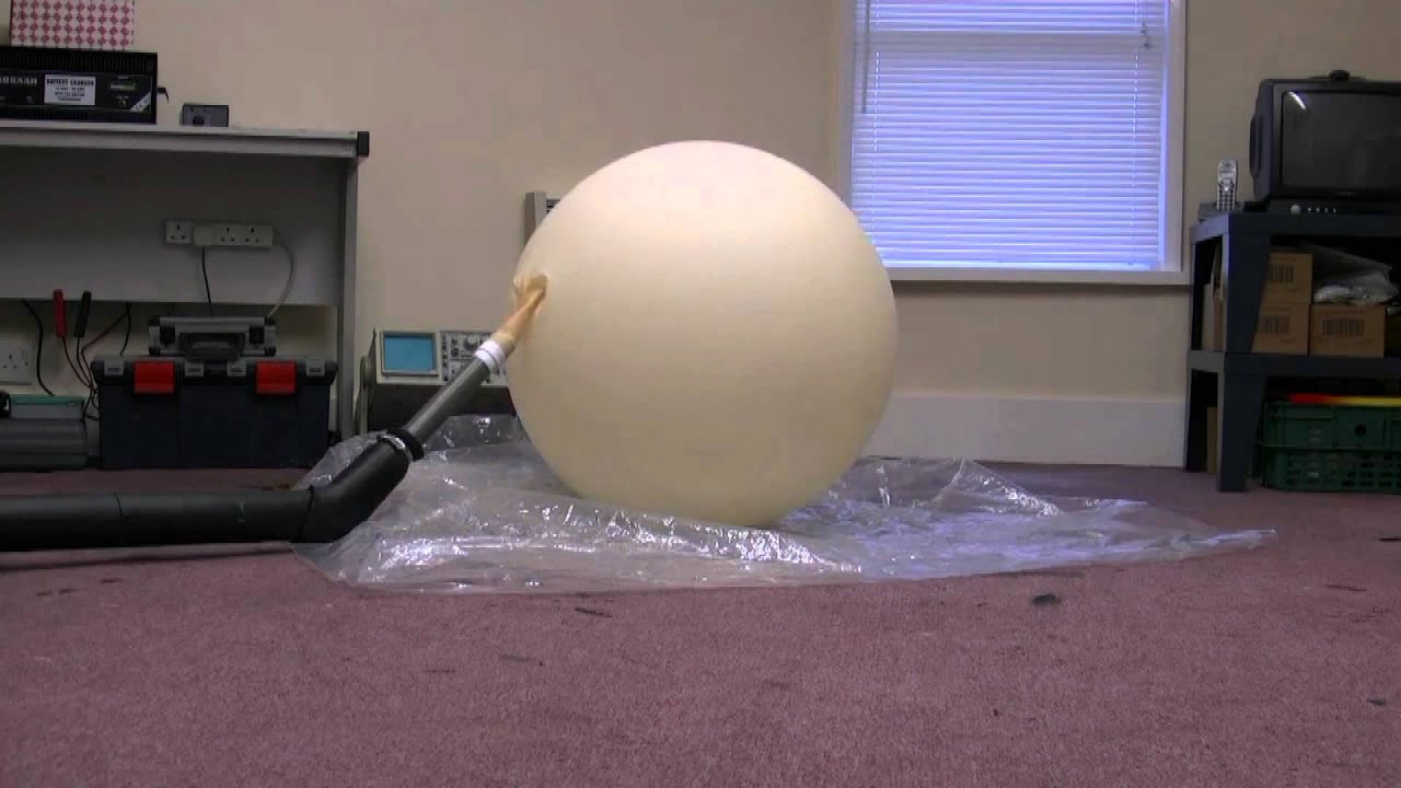 Leaf Blower Fun + Weather Balloon Pop - YouTube