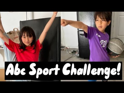 Abc Gymnastic Challenge and Abc Basketball Challenge! - YouTube