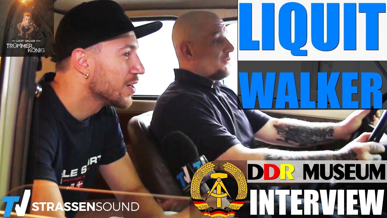 LIQUIT WALKER Interview im DDR-Museum Berlin: Trümmerkönig, Trabi ...