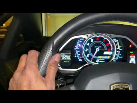 Lamborghini Aventador startup