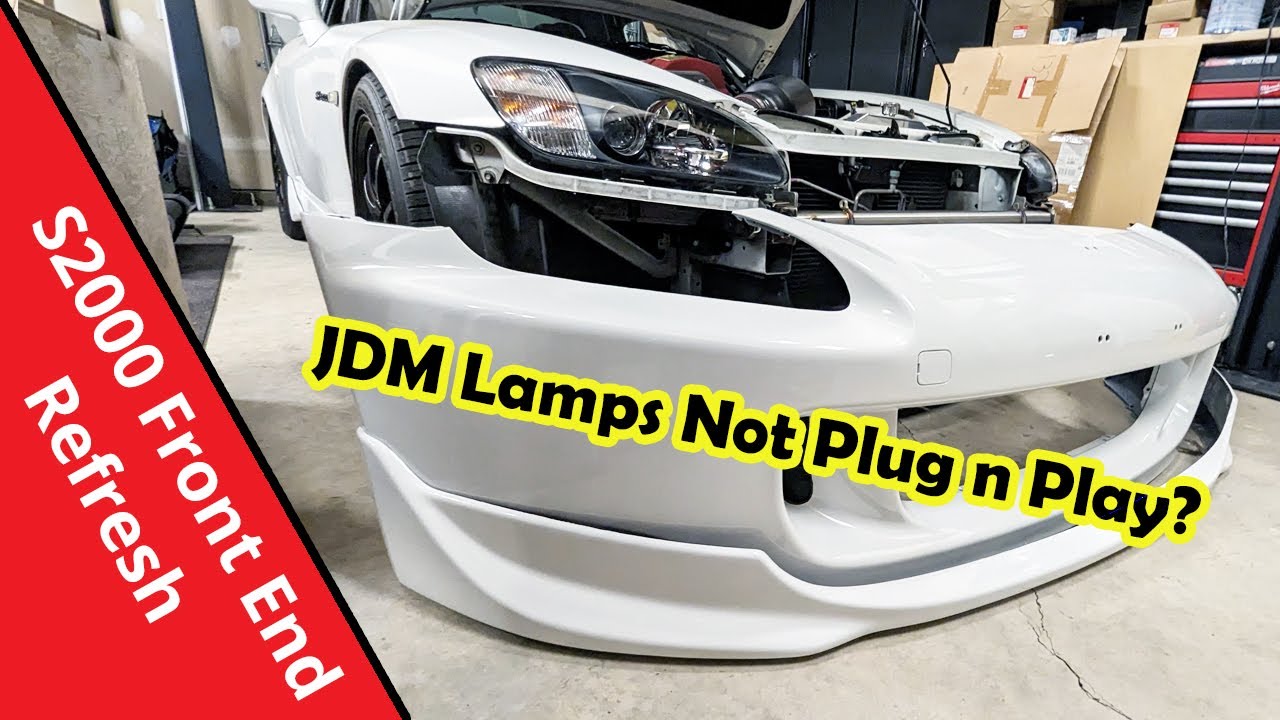 S2000 AP2 Front End Refresh - JDM AP1 Lamps - YouTube