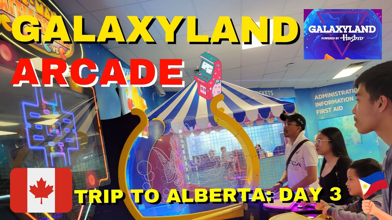 GALAXYLAND ARCADE | GALAXYLAND | WEST EDMONTON MALL | TRIP TO ALBERTA ...