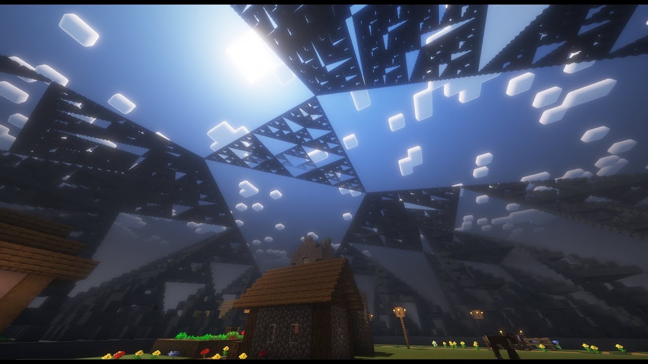 Minecraft 3D fractal generation test - YouTube