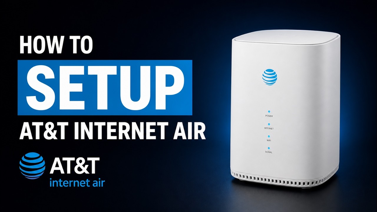How to Setup AT&T Internet Air | AT&T Internet Air Installation | AT&T ...