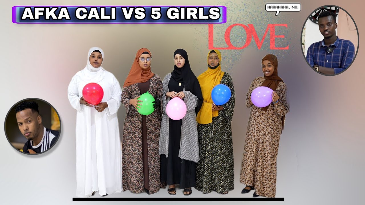 AFKA CALI VS 5 GABDHOOD || ILAASHO BUUFIN KA OO NOQO DOOQADA AFKA CALI ...