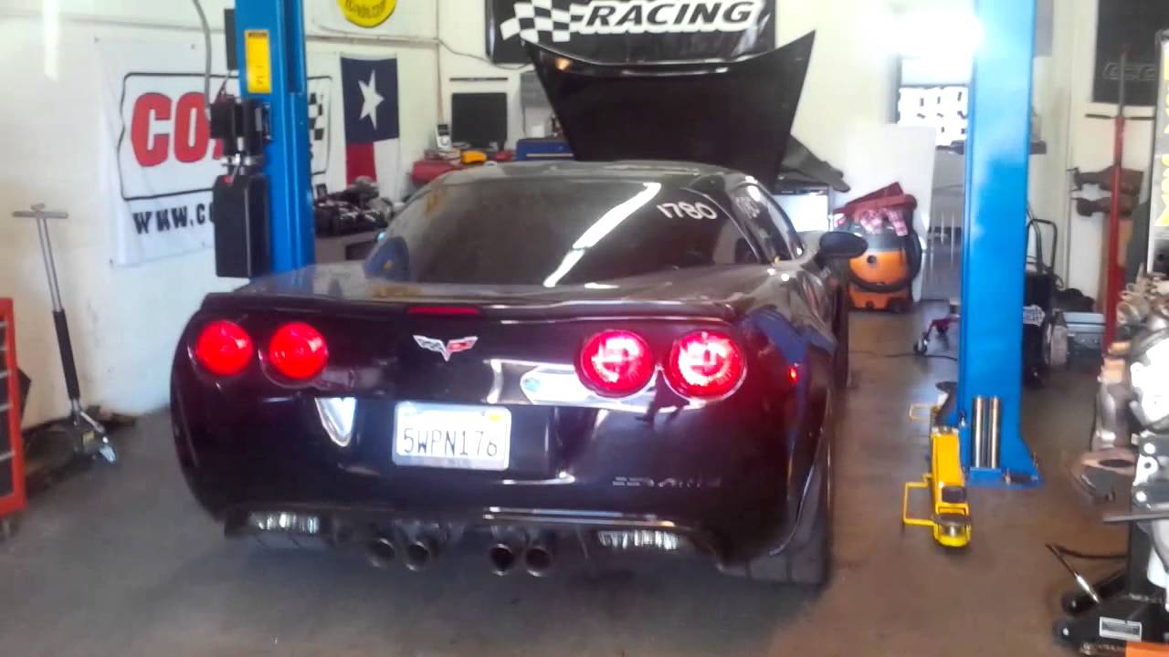 C6z06 LS7 drag car - YouTube