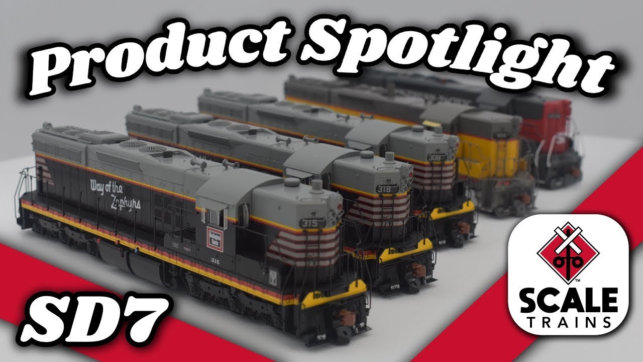 Scale Trains SD7 Spotlight HO Scale 11262025 - YouTube