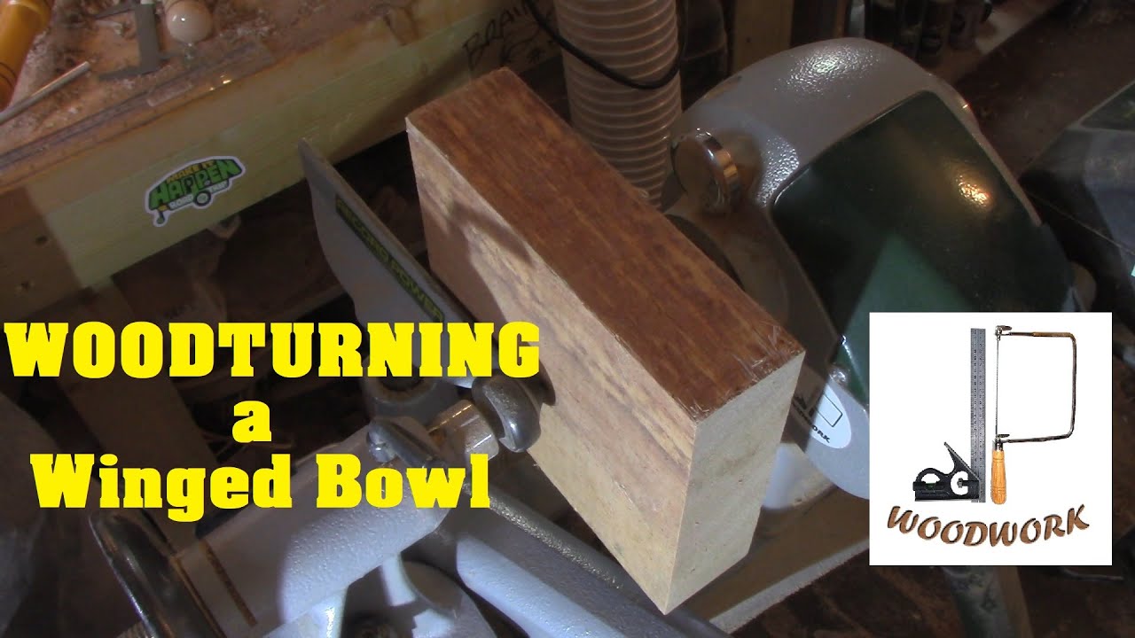 Woodturning | Oak Winged bowl - YouTube