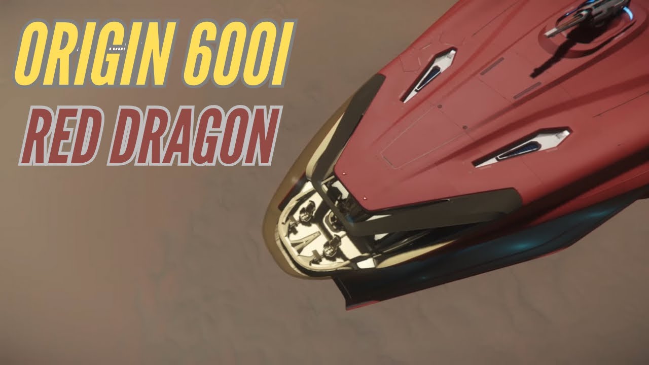 600i Auspicious Red - Gold Dragon Paint - Star Citizen - YouTube