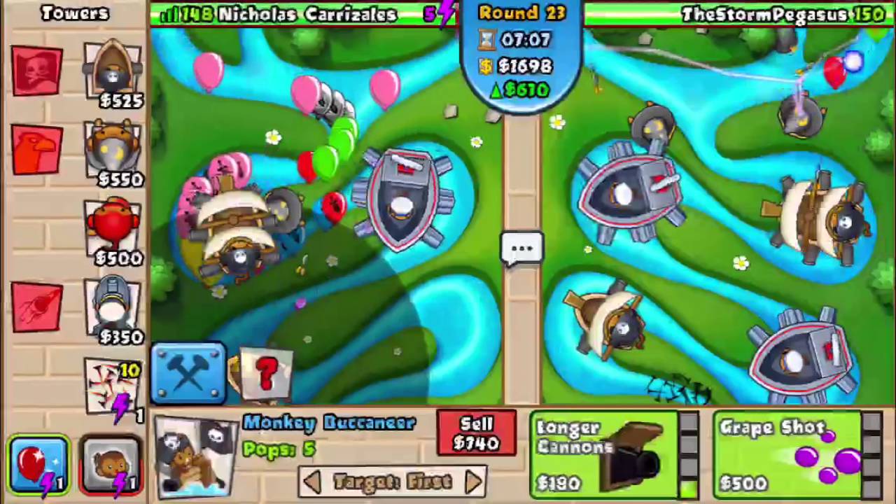 Bloons TD Battles- The Luck IS Real! - YouTube