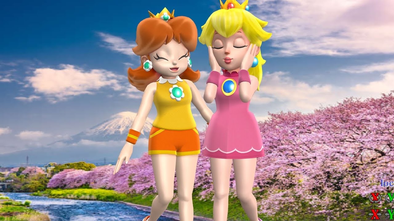 MMD Princess Peach Princess Daisy🩷 - YouTube