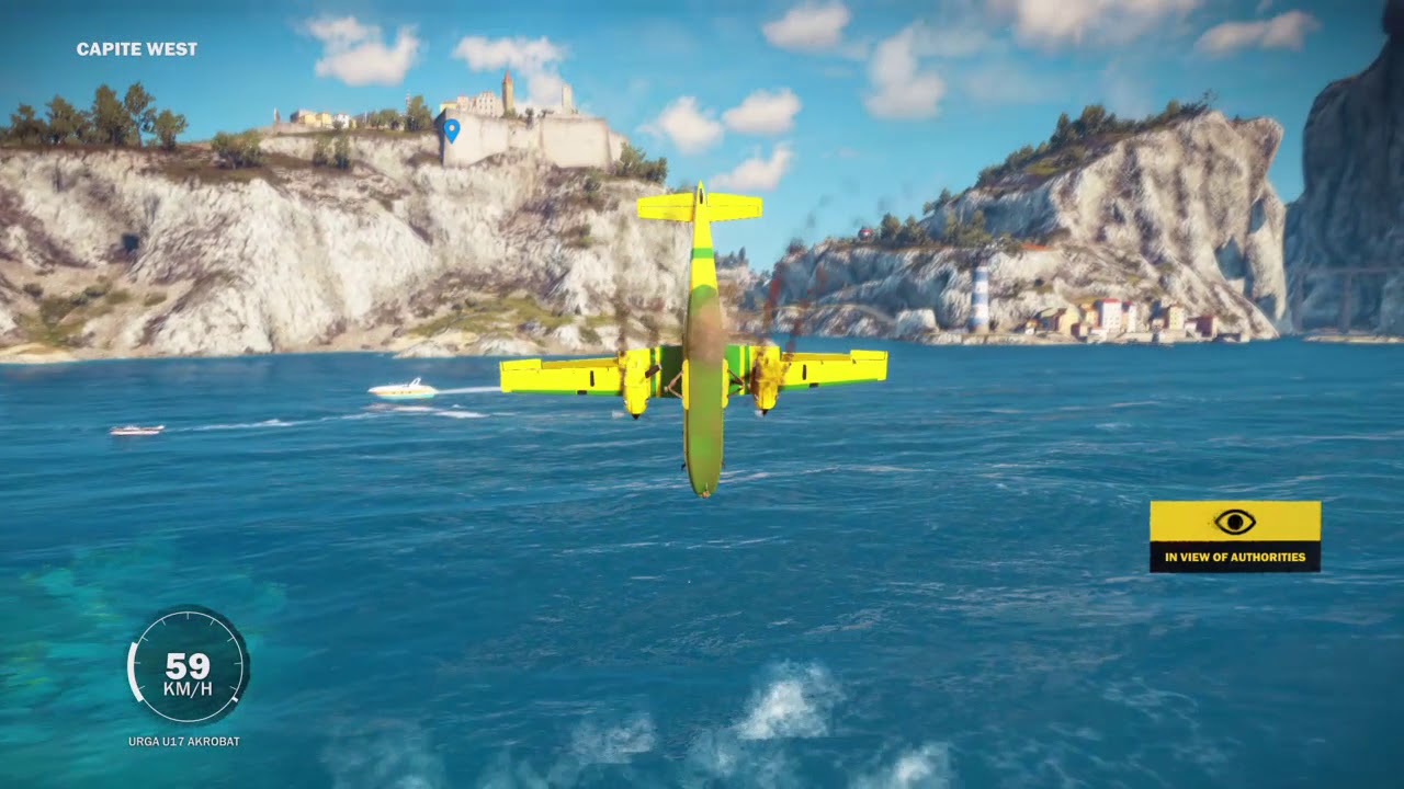How to fly an airplane in Just Cause 3 - YouTube