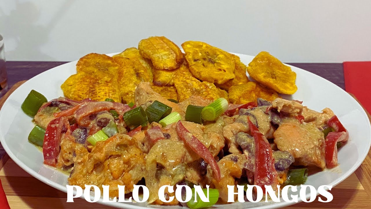 COMO COCINAR PECHUGA DE POLLO CON HONGOS EN SALSA BLANCA - YouTube