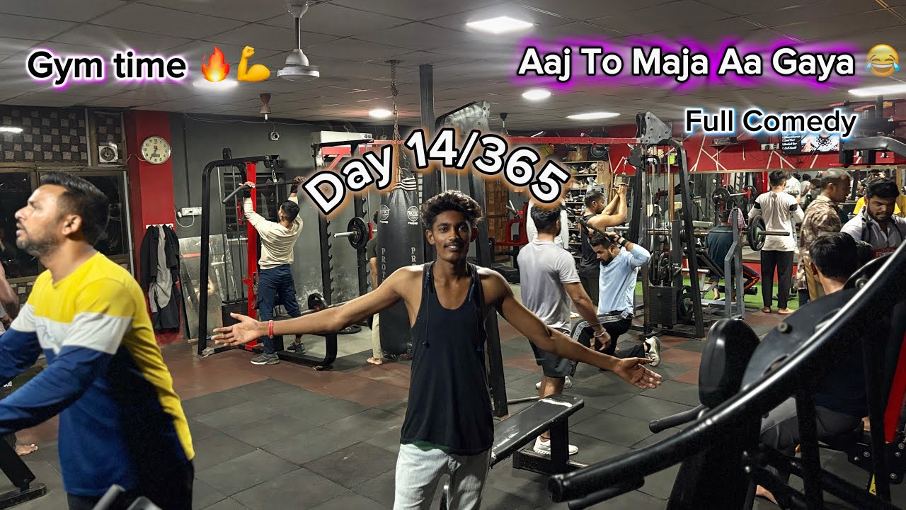 Aaj to gym me maja aa Gaya 😂 my gym video 🔥💪 - YouTube