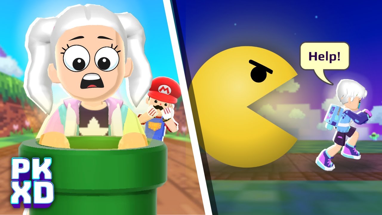 WE TURNED INTO VIDEO GAME CHARACTERS IN PK XD! 👾 - YouTube