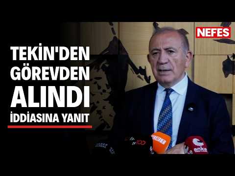 Gürsel Tekin'den görevden alındı iddiasına ilk açıklama