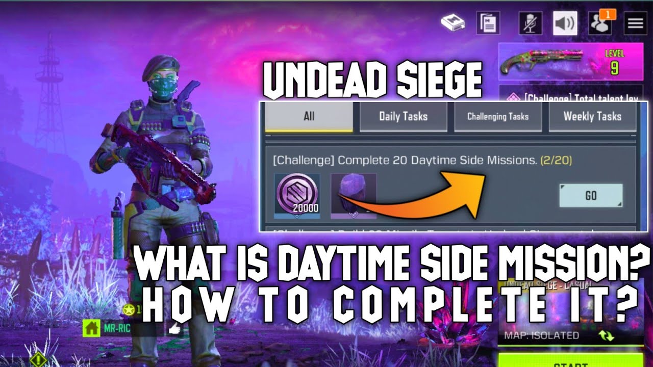 WHAT IS DAYTIME MISSION AND HOW TO COMLETE 20 DAYTIME MISSIONS IN ...
