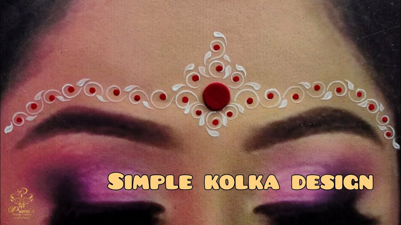 Easy bridal kolka design || step by step || simple kolka - YouTube