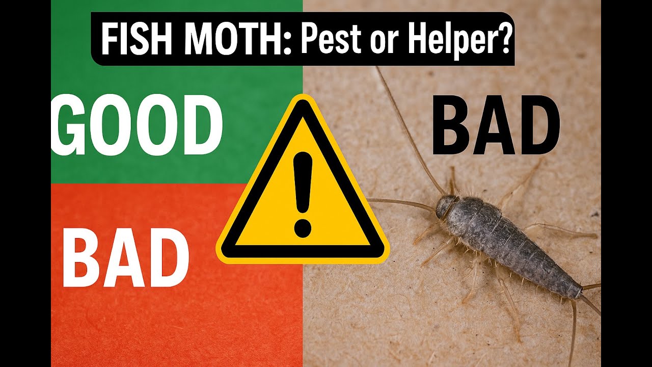 Fish Moth Facts: The Good & The Bad About Silverfish! - YouTube
