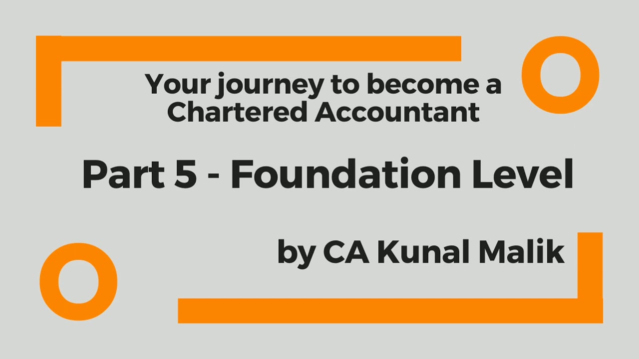 Your Journey to become a Chartered Accountant | Part - 5 | CA ...