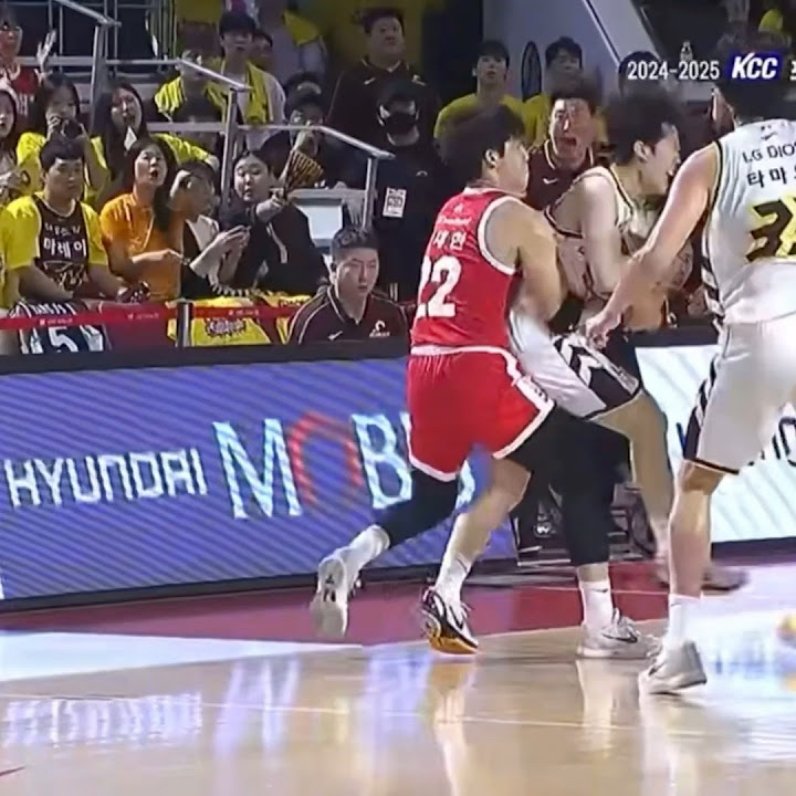 이정도는 파울 아닌걸로? 나중에 다른 팀, 다른 선수라고 말 바꾸기 없는거죠? #KBL #심판 #판정 (챔프 7차전, 2Q SK 21 : LG 27) - YouTube