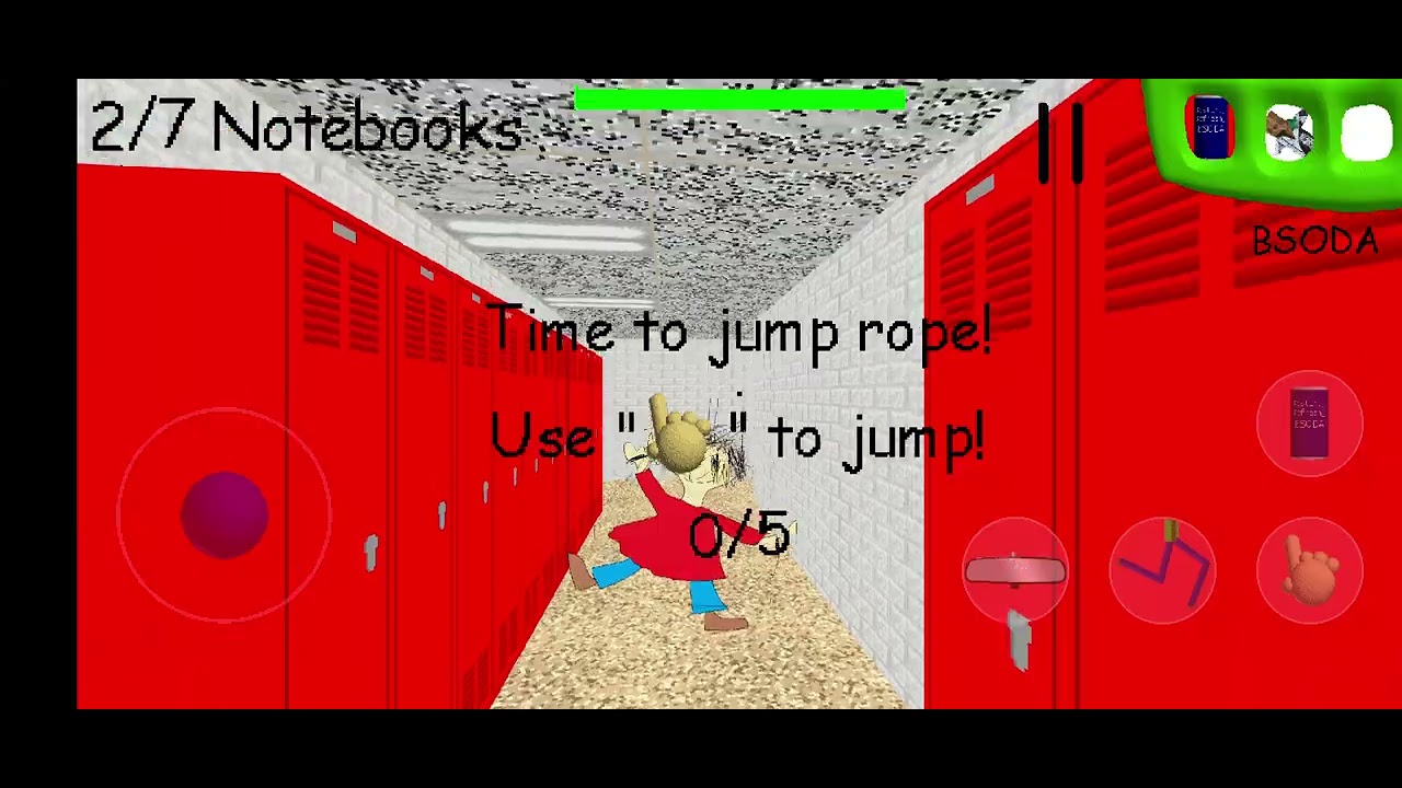 playing baldi's basics again - YouTube