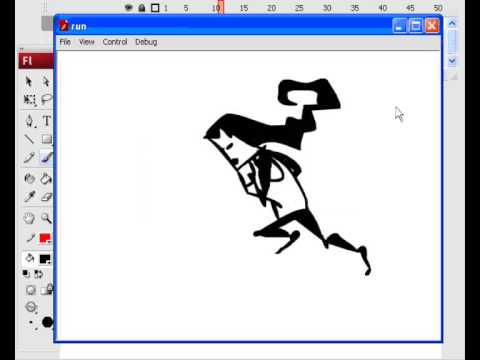 Flash Running Animation Tutorial - YouTube