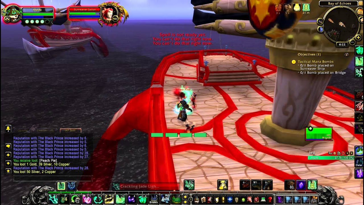 Tactical Mana Bombs Quest PvP - World of Warcraft Patch 5.2 - YouTube