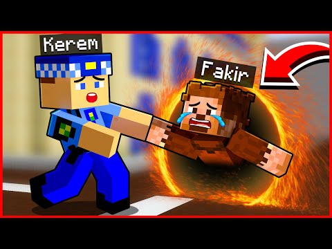 FAKİR VE KEREM KOMİSER GİZEMLİ PORTAL BULDU! 😱 - Minecraft