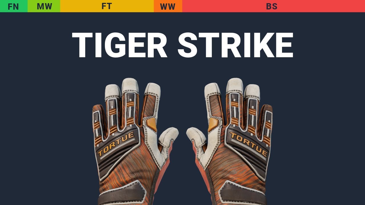Specialist Gloves Tiger Strike - Skin Float And Wear Preview - YouTube