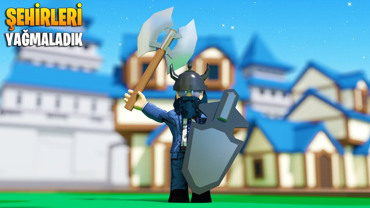 ⚔️ Viking Olup Şehirleri Yağmaladık! 🛡️ | Viking Simulator | Roblox ...