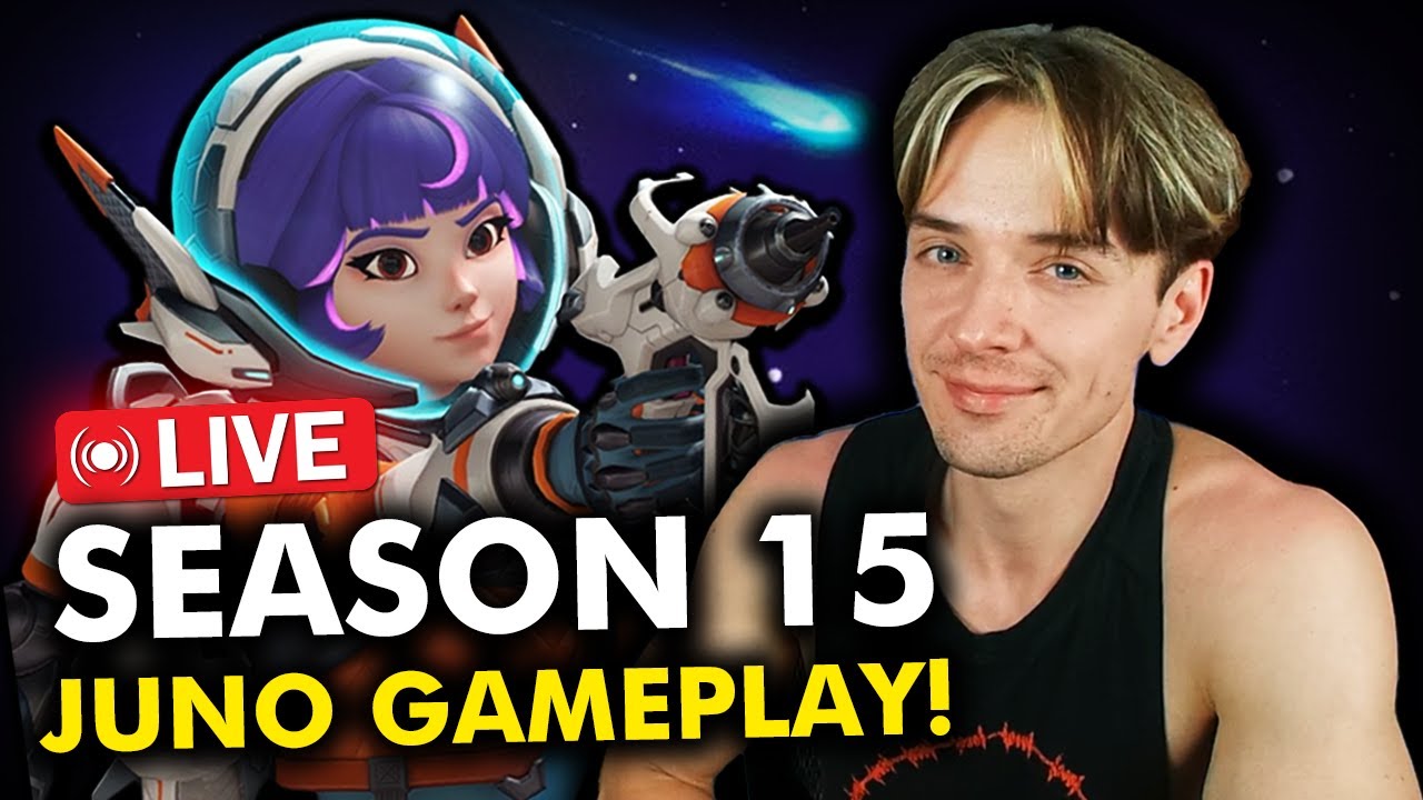 Overwatch 2 Season 15 JUNO Gameplay! (Day 26) - YouTube