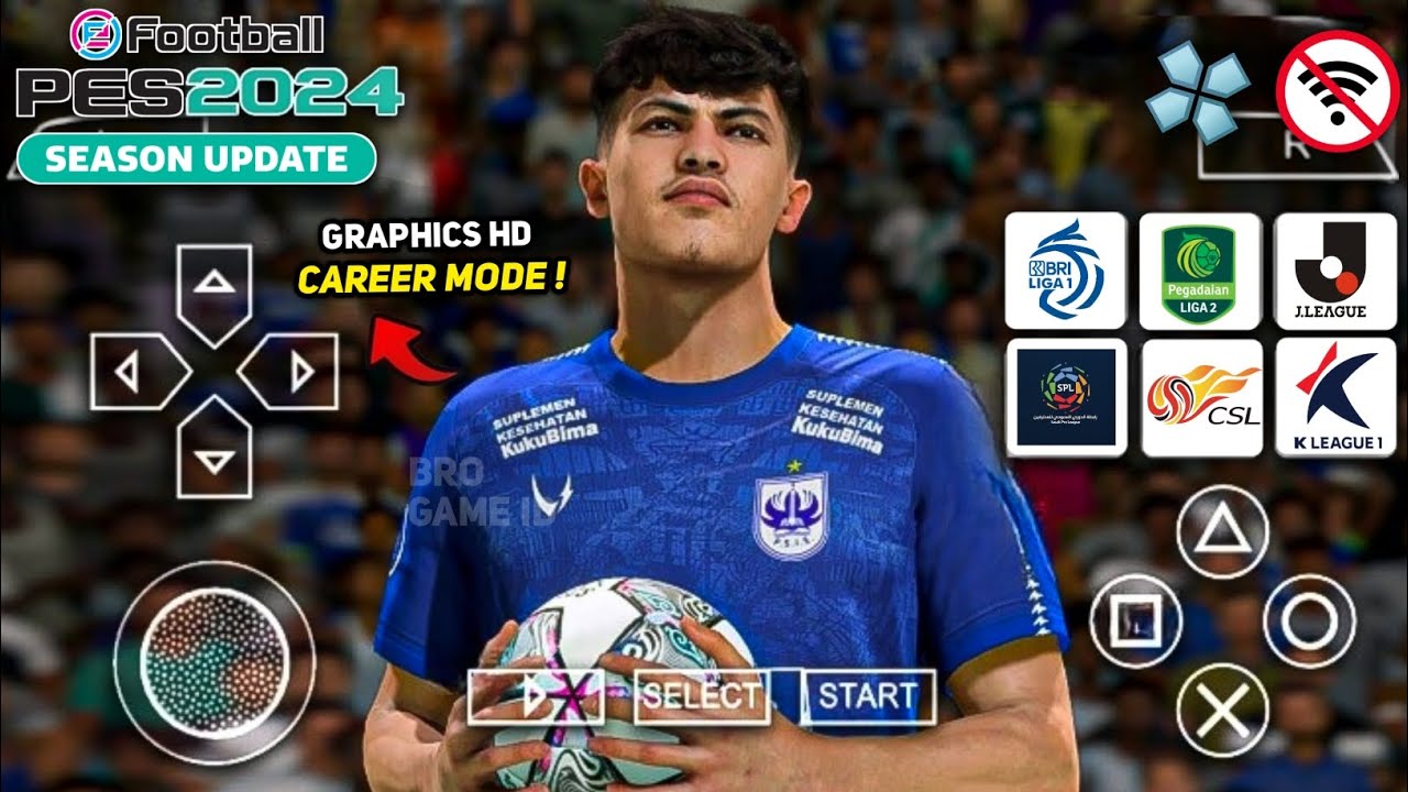 Baru! eFootball PES 2024 ppsspp Asia & New Scoreboard Liga 1 Indonesia ...