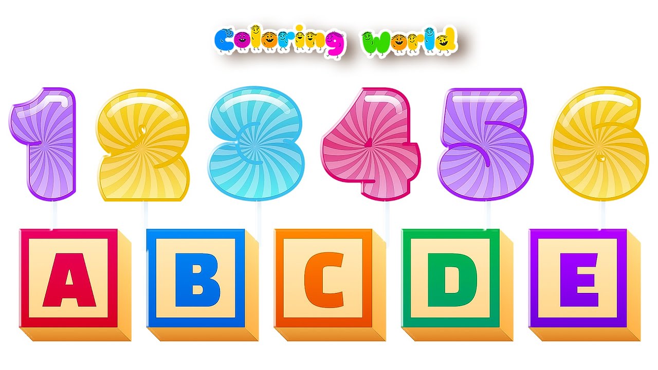 Colorful Learning Adventure: ABCs, Counting, and Colors for Kids - YouTube
