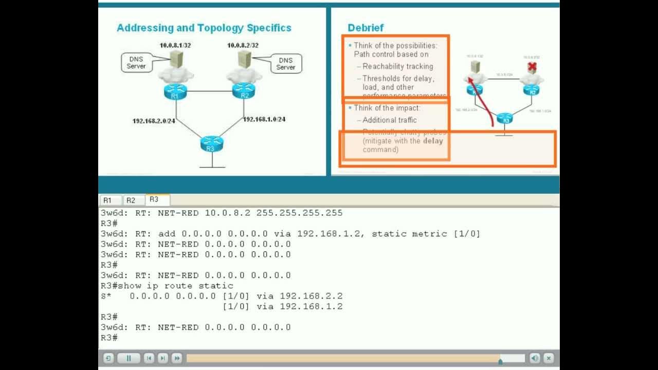 ccnp route - implementing path control pt3 - YouTube