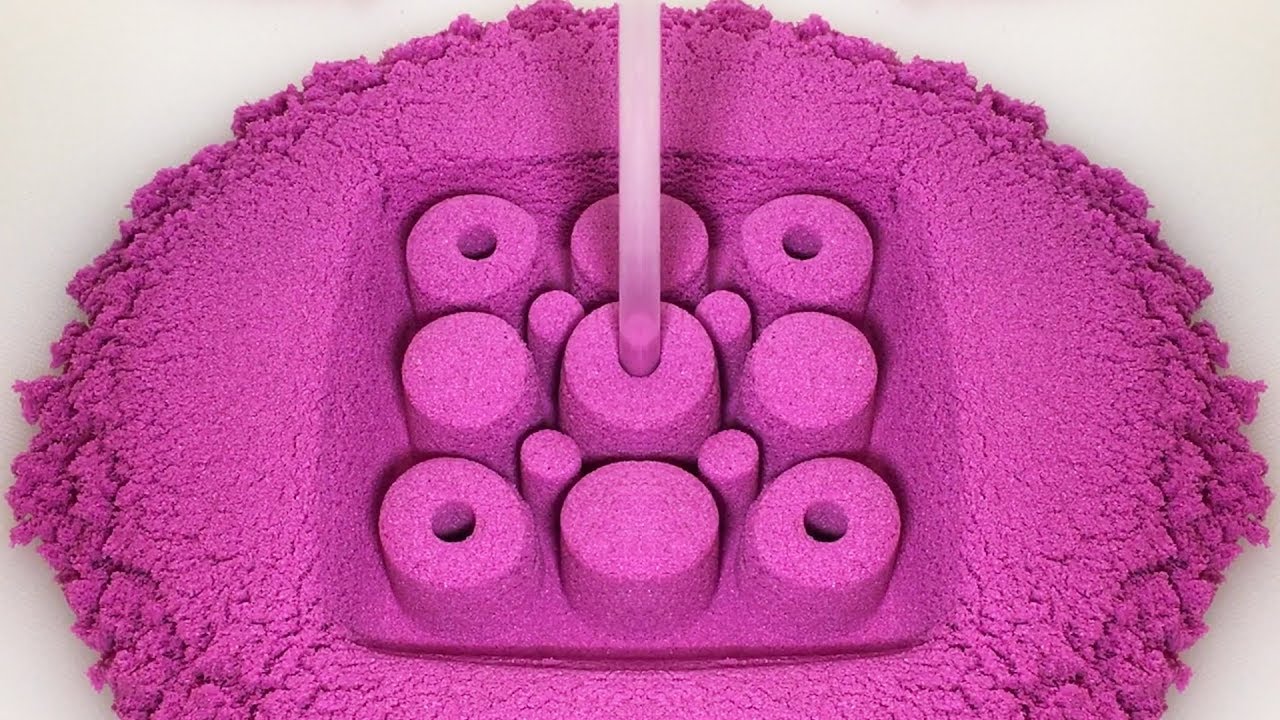 Very Satisfying Kinetic Sand Video Compilation #24 | Sand Tagious - YouTube