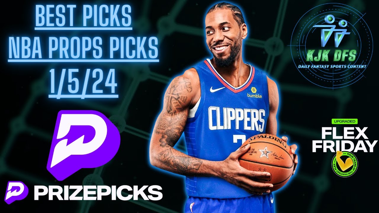 PRIZEPICKS NBA (6-PICK FLEX) PLAYER PROPS PICKS | FRIDAY 1/5/24 - YouTube