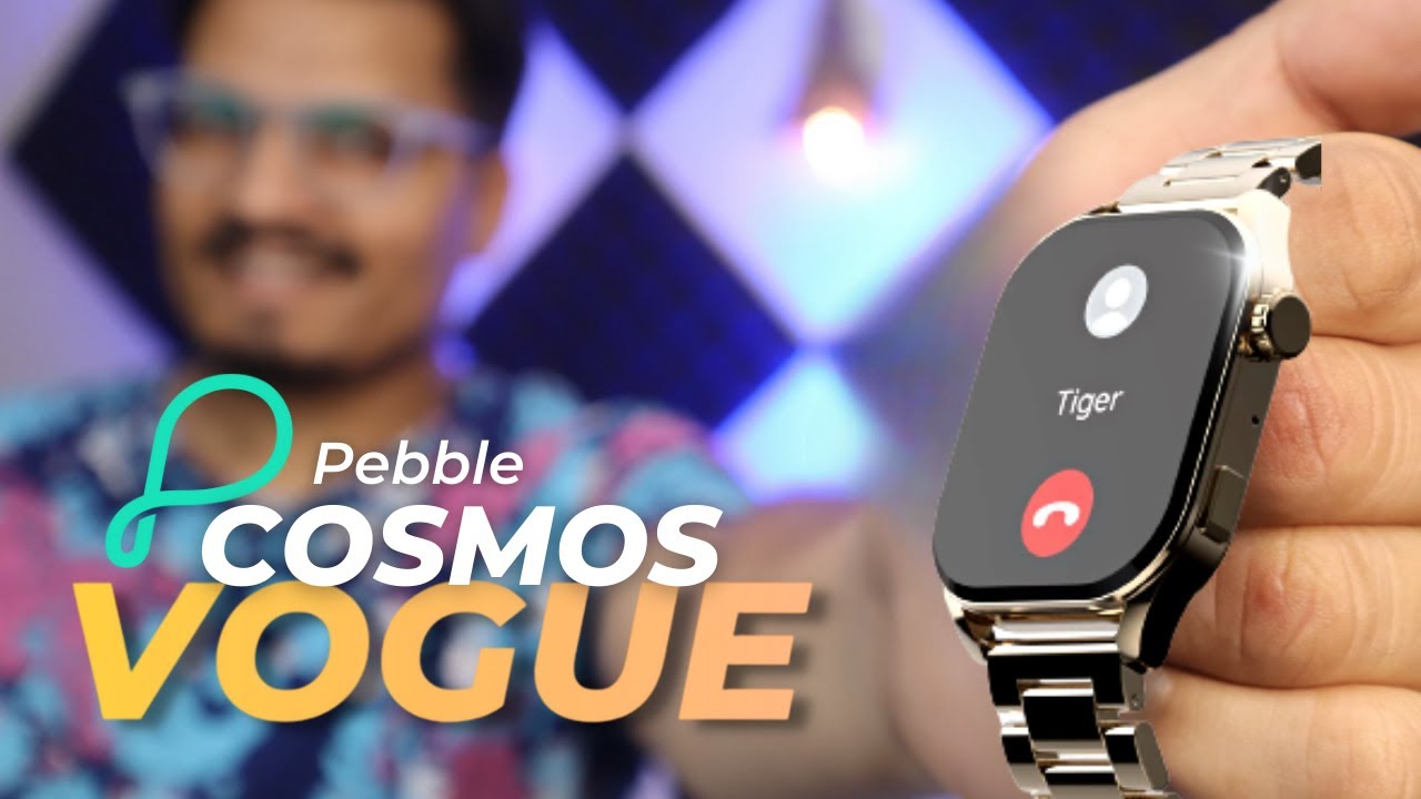 Pebble Cosmos Vogue Smartwatch 🔥 | 1.96 " Amoled 😱 | BT Calling ⚡ ...